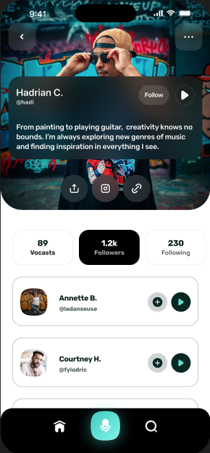 Vocast - Le Réseau Vocal que tu vas adorer écouter