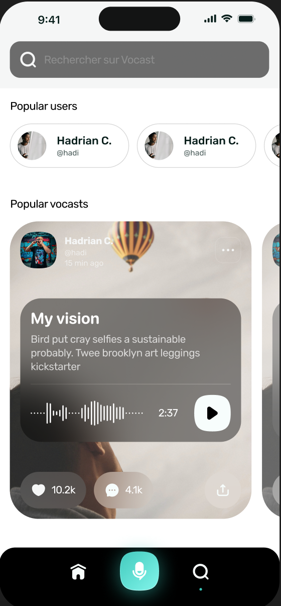Vocast - Le Réseau Vocal que tu vas adorer écouter